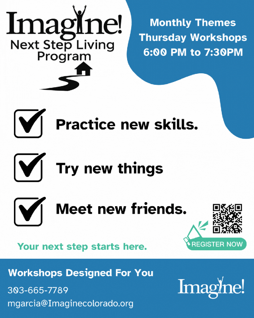Next Step Living Workshop Series: 2026 - Imagine!
